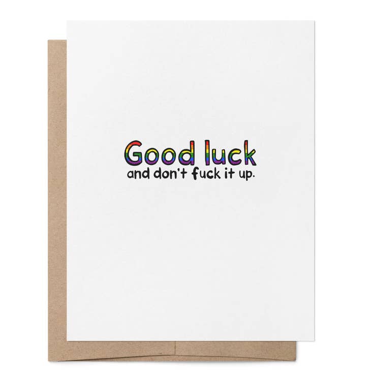 Good Luck Card – Little District Books