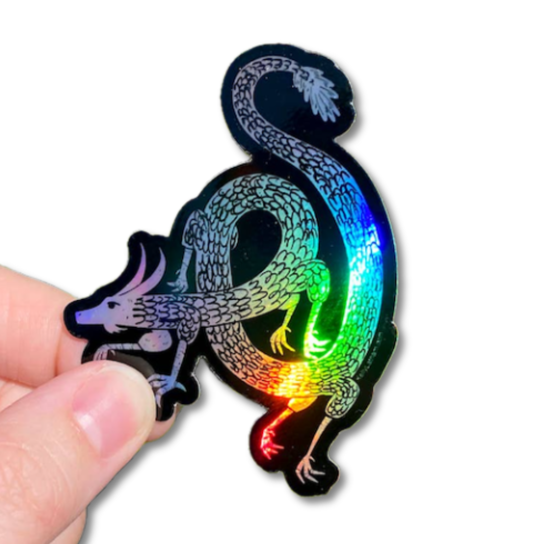 Dragon Waterproof Sticker – Little District Books