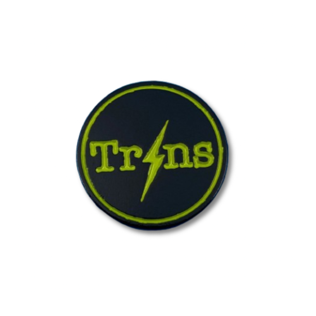 Trans Lightning Pin – Little District Books